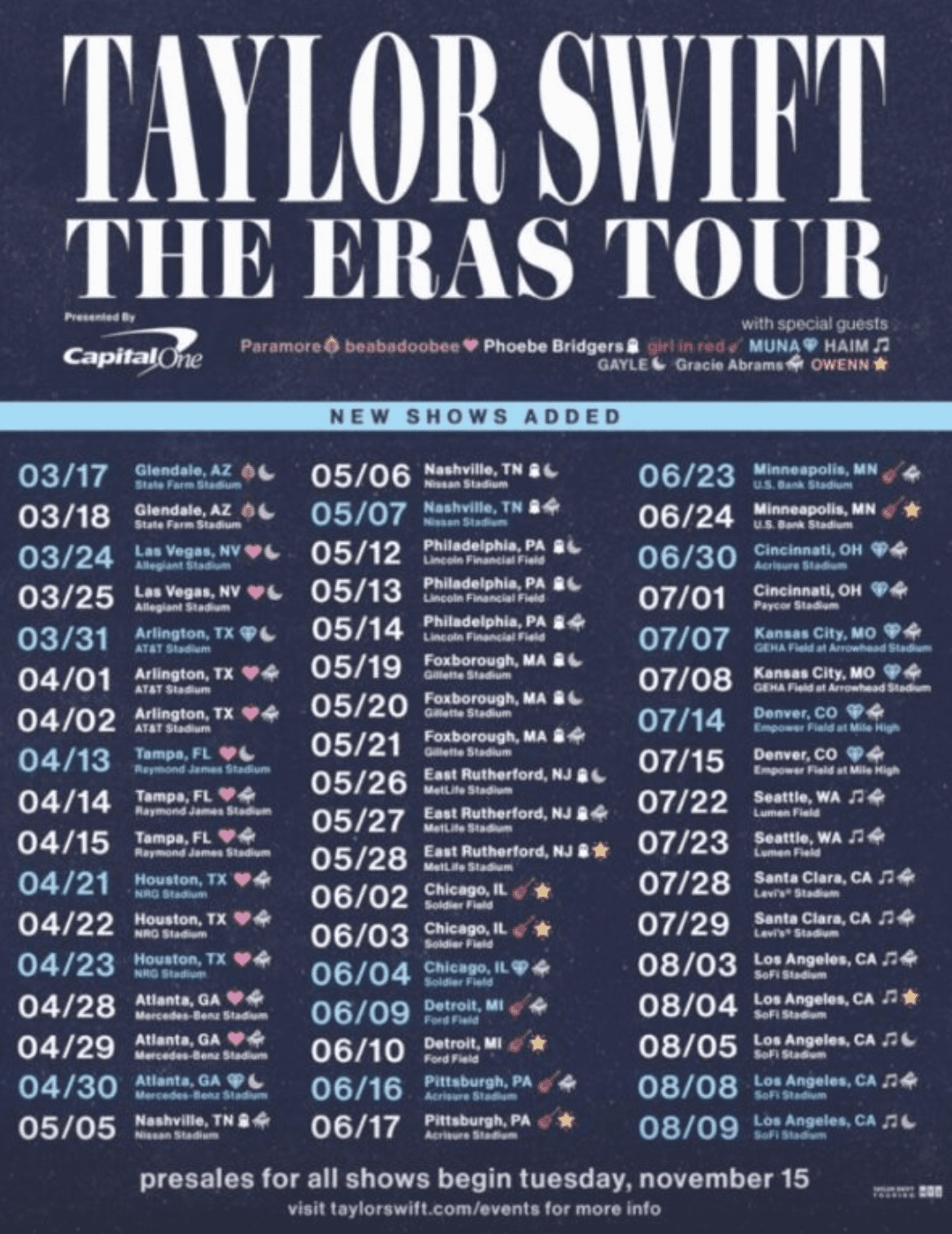Taylor Swift Brings Sensational Eras Tour to MetLife Stadium (Night 3)